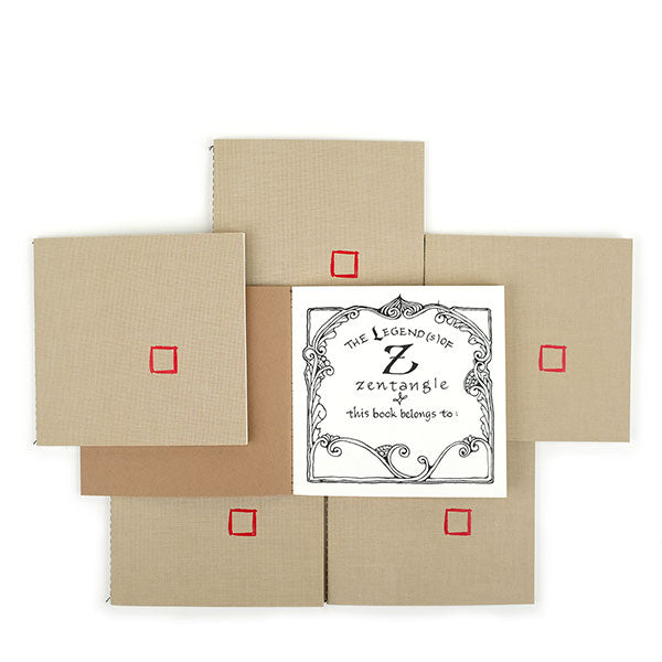 6-Pack Legend Notebooks for Journaling - Zentangle